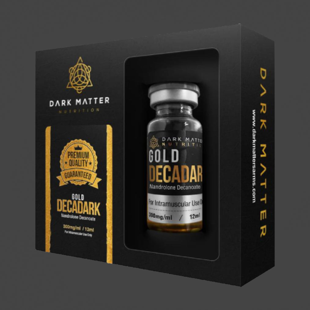 GOLD DECADARK | Deca-Durabolin (Decanoato de Nandrolona) 300mg/ml 12 Inyectables DARK MATTER ...